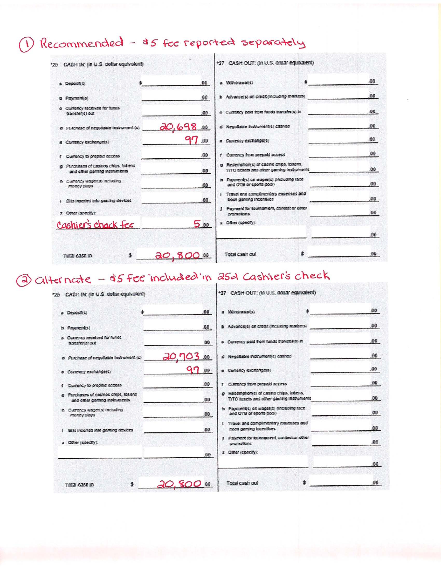 CTR Questions Clarification
